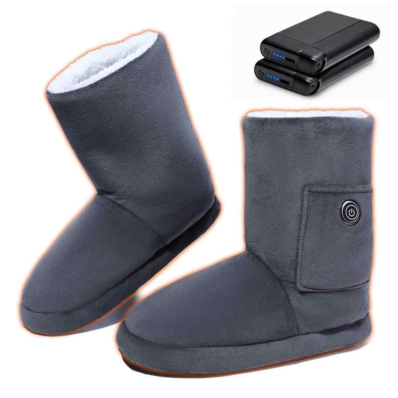 [fotiwa] 電気スリッパ コードレス 足温器 【2025冬 5秒で温度感知】 フットウォーマー 速暖 2個8000mAhバッテリー付き 両面発熱 電気足温器 NTC過熱保護 自由に歩ける 5段階調整 滑り止め 洗える 【最新デザインの...