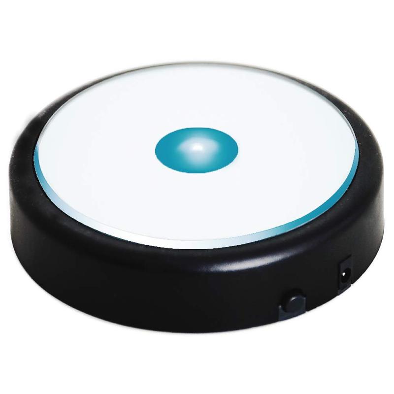 LED光る台座、複数の色のディスプレイ、ホリデーパーティーの装飾を備えた3Dクリスタルガラスボールアート用のLEDライトベースノンスリップラウンドディスプレイスタンド。タッチスイッチ：6つのモード、複数の色がゆっくりと交換され、複数の色がす...