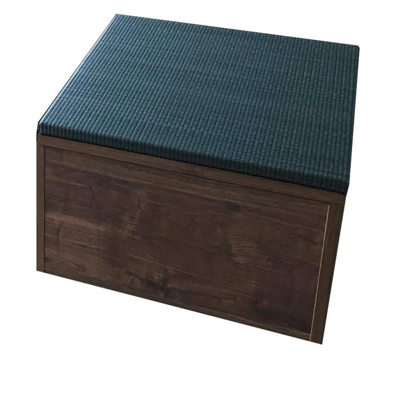 アルファタカバ 畳ユニット 収納 ボックス(高さ30cmロータイプ)60cm×60cm ブラック[商品サイズ] 幅60cm×奥行60cm×高さ30cm日本製収納付き畳ユニット(組合自由)[製造国] 日本[対象] 1ヶ月 ~