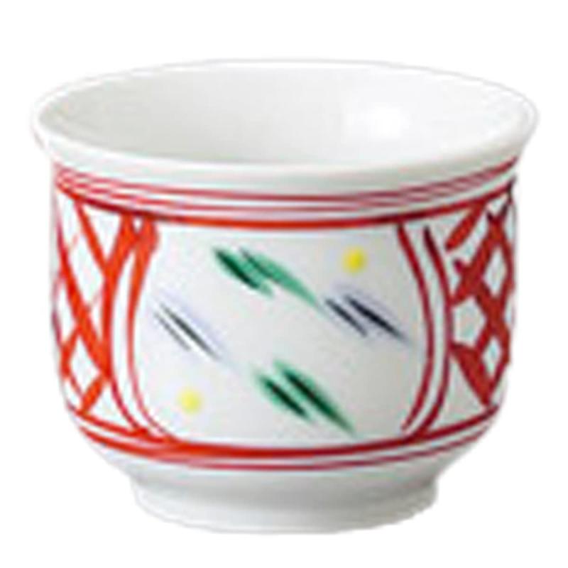 山下工芸(Yamashita kogei) ぐい呑み 赤絵間取ぐい呑 5×4.2cm 約50cc 740033711商品サイズ:5×4.2cm 約50cc