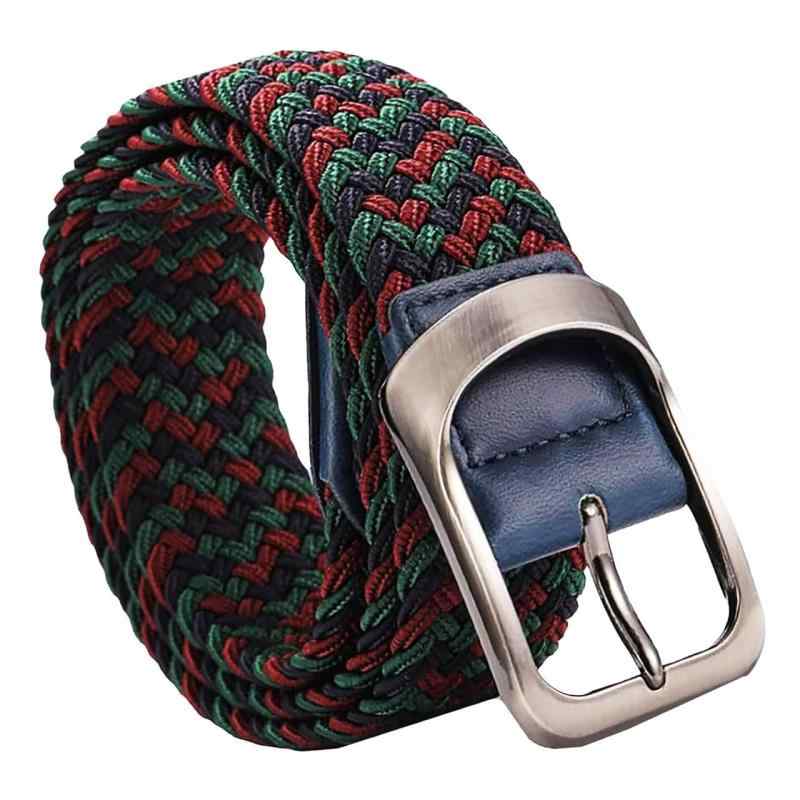 [ワン リミテーション] ベルト 編み込み ゴム カラフル かっこいい カジュアル フリーサイズ メンズ BP090おしゃれでコーディネートしやすい、編み込みデザインが特徴のメンズスタイリッシュ・カジュアルゴムベルトです。普段の定番ファッシ...
