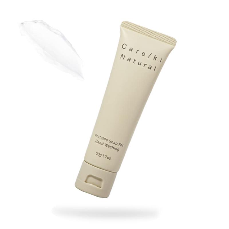 Care/ki Natural (ケアキナチュラル) ハンドソープ 練り石鹸 全身使用可能 ポータブルソープ フォー ハンドウォッシング 50g(オレンジ&amp;ベルガモット&amp;ティーツリーの香り)カバン、ポーチに入るサイズなので外...