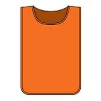 ゼッケン-100 オレンジ 237105サイズ/600×440mm仕 様/ゴム・マジックテープ付