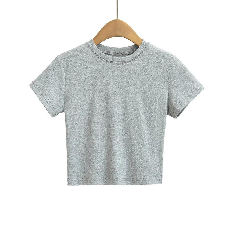 ・カテゴリ: Tシャツ・主な素材: 綿95%以上・柄: バイカラー・スタイル: コンサバ、セクシー・袖丈: 半袖・仕様: プルオーバー、切り替え、ヘソ出し・シルエット: スリムフィット・着丈: ショート丈（約40cm超、50cm以下）・ネッ...