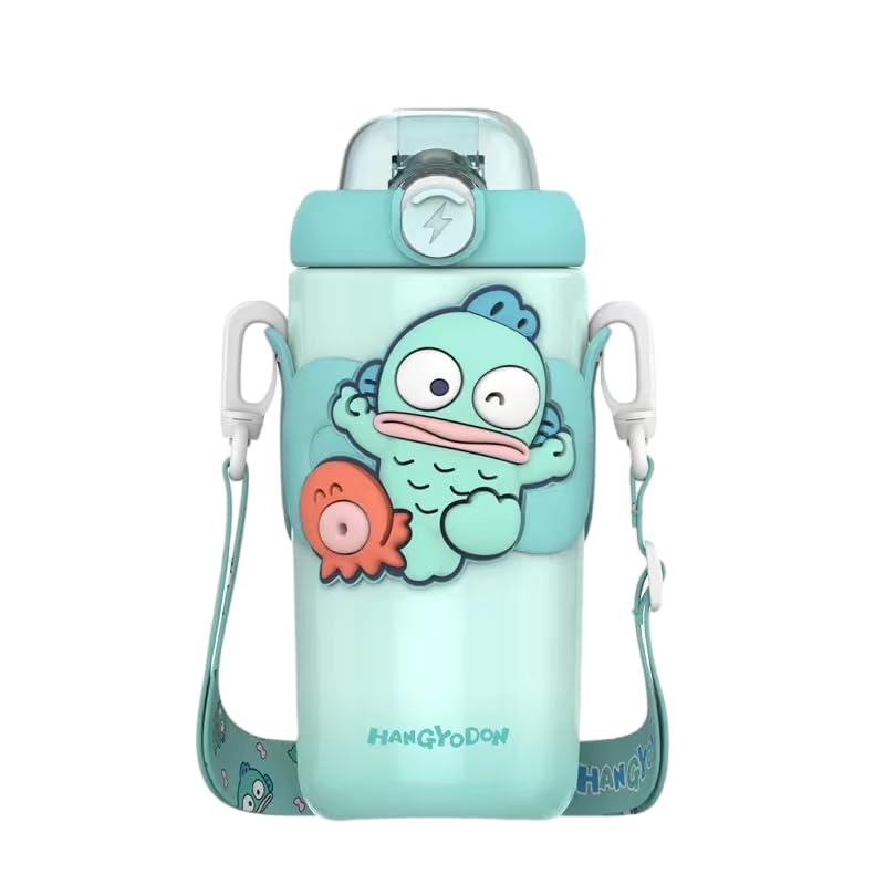 ハンギョドン クロミ 水筒 魔法瓶 子供 贈り物 真空断熱 500ml 316ステンレス 通勤 通学 誕生日 子ども かわいい 保冷 保温 持ち運び プレゼント キャラクター グッズ 祝い容量：500ml。二重ステンレス断熱構造なので、保温...