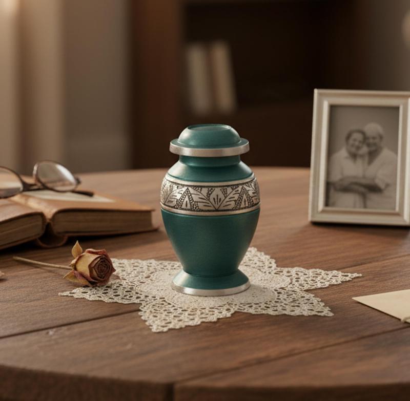 eSplanade火葬壺メモリアルコンテナ壺| メタルアーレス| 葬儀場| メモリアルキープセイク。愛する人に最後の敬意を表しましょう。当社の手作りウルは、愛する人の遺灰や遺骨を納めるのに最適な場所です。思い出や楽しい時間をすべて包み込む、...