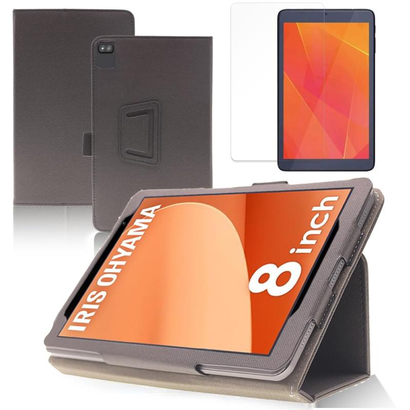 【NSFN】LUCA Tablaet TM083M4V1-B/TM082M4N1-B/TM082M4N2-B 専用保護ケース LUCA タブレット 8インチ カバー 手持ちバンド付き 持ちやすい スタンド機能 多角度対応 持ち運び 耐衝撃 ...