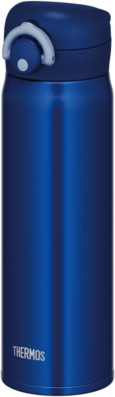 サーモス 水筒 真空断熱ケータイマグ 500ml ネイビー JNR-502 NVYお気に入りのデザインに付け替えてカスタマイズ（JNRカスタマイズプレートは別売）サイズ(約):幅6.5×奥行7×高さ22cm、本体重量(約):210g、容量:...