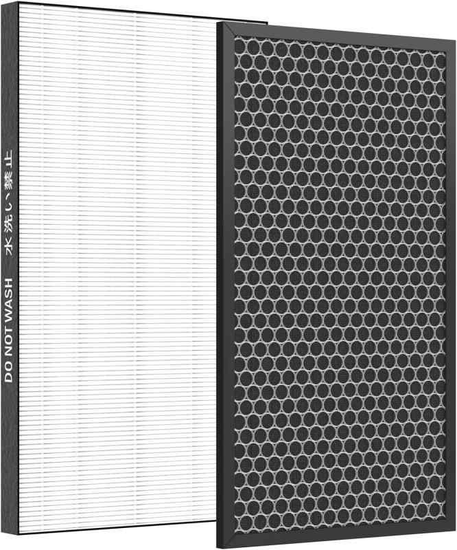 シャープ空気清浄機に交換用 集じんフィルターFZ-D50HF 脱臭フィルターFZ-D50DF集塵 HEPA 互換品 簡単にお手入れ