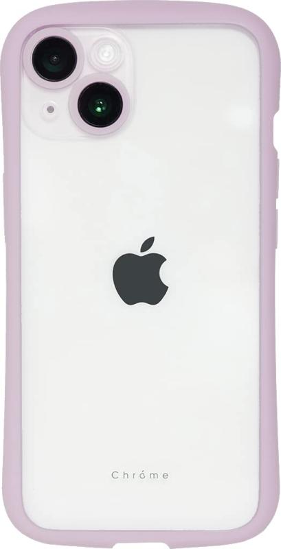 NATURAL desgn iPhone14/13兼用ケースChromeCLEAR