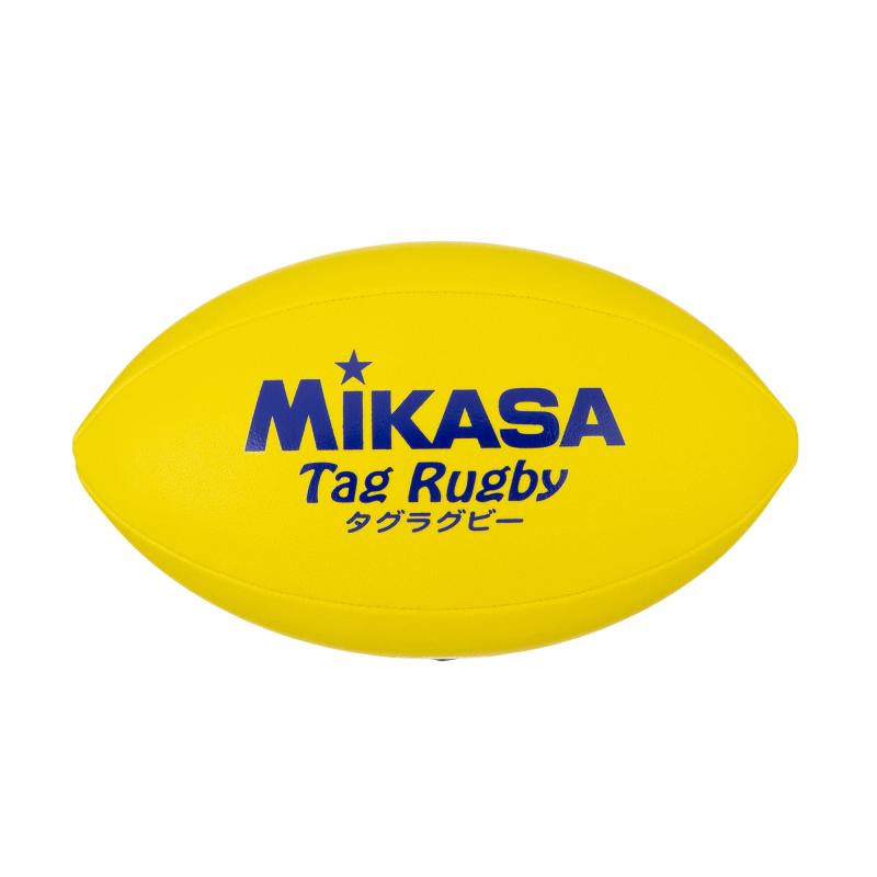 ミカサ(MIKASA) タグラグビーボール 4号 サイズ (小学生用) 人工皮革 TR-Y 推奨内圧0.20~0.30(kgf/㎠)柔らかい人工皮革を使用し、握りやすいボール4号（小学生用）カラー：イエロー 素材：人工皮革 直径：約22cm...