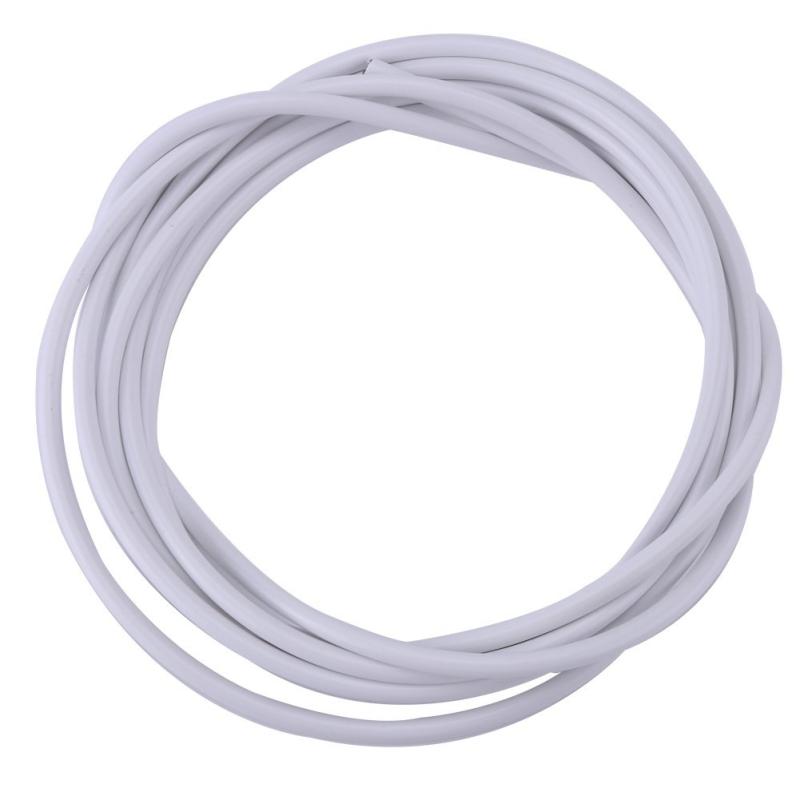 自転車 ブレーキケーブル 5mm サイクリング ブレーキワイヤー ロード 自転車 交換用 バイクケーブル 全5色(ホワイト)【高品質な外部ホース】このバイクブレーケーブルは、質の高いラバー素材で作られています。色が褪せず、柔軟で耐久性があり...