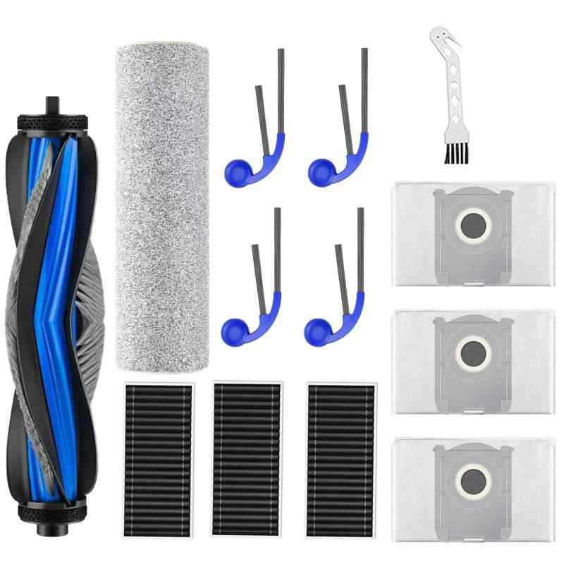 LOOHAOC エコバックス(ECOVACS) DEEBOT T80 Omni/T80 Pro Omni/Yeedi M14 Plus 交換用 ロボット掃除機 消耗品 アクセサリー【13点入り】 サイドブラシ メインブラシ フィルター モッ...