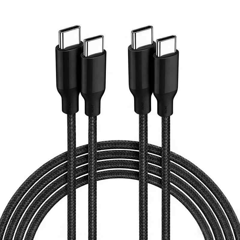 【2本セット】FEEKI USB C &amp; USB C ケーブル タイプc 240W PD超急速充電対応 高耐久編み 断線防止 高速データ転送 Type-Cケーブル for iPhone 17/16/15/MacBook/iPad/G...