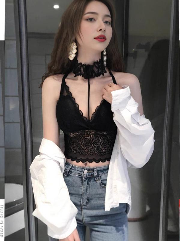 ・スタイル: 通勤風、セクシー系・デザイン: プルオーバー・シルエット: スリムフィット・着丈: ショート丈（40cm超50cm以下）・柄: 無地・デザイン特徴: バックレス・主な素材: ポリエステル・カラー展開: ブラック、ホワイト、レッ...
