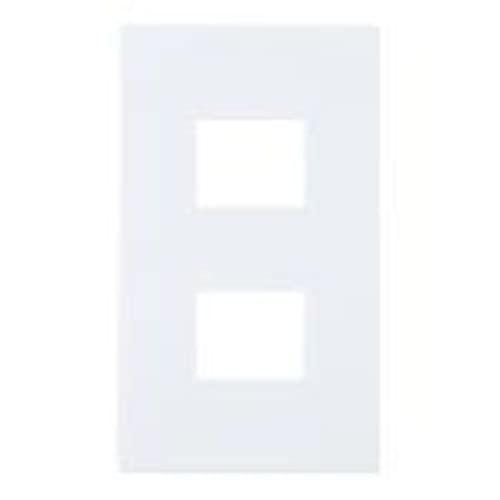 パナソニック(Panasonic) SO-STYLE プレート 2コ用 マットホワイト WNS6002Wカラー:マットホワイト材質:プレート枠/ABS樹脂、化粧プレート/ABS樹脂、プレートねじ/鋼線(Φ3.5) 亜鉛めっき