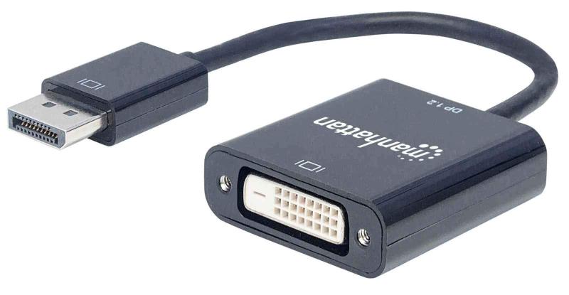 Manhattan DisplayPort 1.2A - DVI ブラック