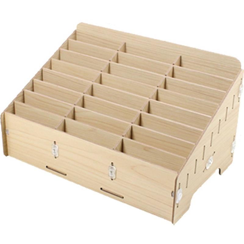 Umora 収納ボックス 多機能 携帯電話 収納ポケット オフィス用 教室用 木製 便利材質：木女性でも簡単に組み立てます。技術と経験が必要なく、取り外すも非常に便利です。木質が優良で、木目が美しくて、テーブルの上に置くことで、部屋の快適さ...