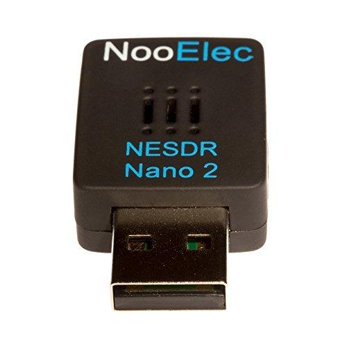 NESDR Nano 2-MCXアンテナを備えた小さな黒いRTL-SDR USBセット（RTL2832U + R820T2）。 ソフトウェア無線、DVB-TおよびADS-B互換、ESDセーフポータブルAndroidおよびIOSアプリケーショ...
