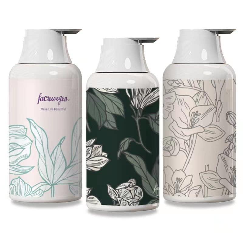 シャンプーボトル ディスペンサー 3本セット 詰め替えボトル 容器 おしゃれ 浴室 洗面所 食器用洗剤 適用商品サイズ:約W7.5XD7.5XH17.6cm, 商品重量:約100g品質表示:容器・蓋:PET樹脂 パイプ:ポリエチレン耐熱:約...