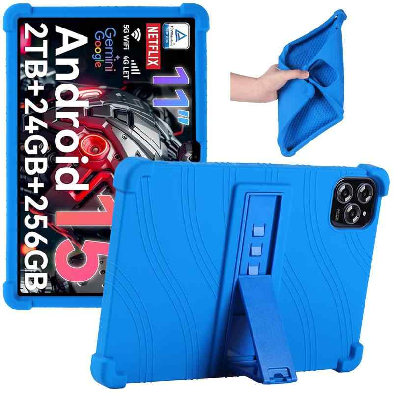 【Tabwee W90専用 他機種非対応】For Tabwee W90 ケース ZenRich tabweeW90 11インチ タブレット 保護ケース スタンド機能付き 調節可能 シリコーン耐衝撃保護 落下防止 キズ防止 脱着簡単