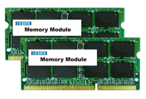 アイ・オー・データ機器 PC3-10600(DDR3-1333)対応 204ピン S.O.DIMM 4GB×2枚組 SDY1333-4GX24957180086835