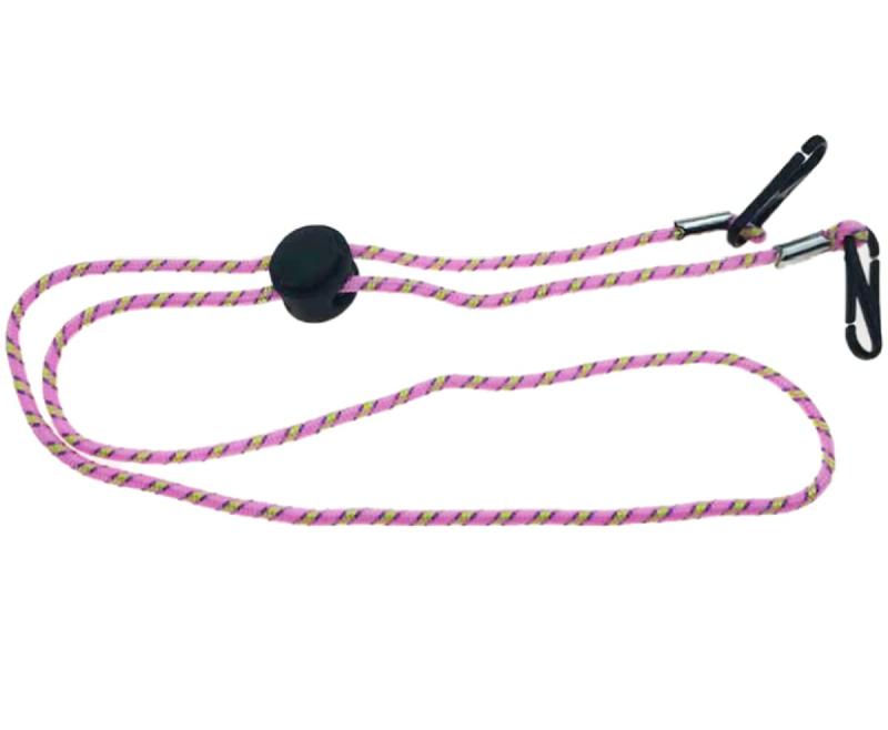 帽子ひも あご紐 ハット ストラップ ストッパー カラフル 柄 パターン ストライプ (Pink)帽子紐（あごひも）ハットストラップ