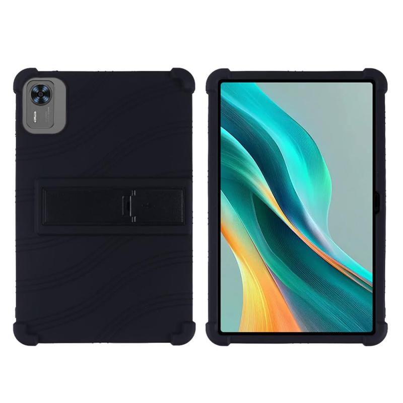 ZenRich For TECLAST T60 AI ケース 12インチ タブレット Blackview Mega 2 / DOOGEE T36も対応 保護ケース スタンド機能付き 調節可能 シリコーン耐衝撃保護 落下防止 キズ防止 脱着簡単