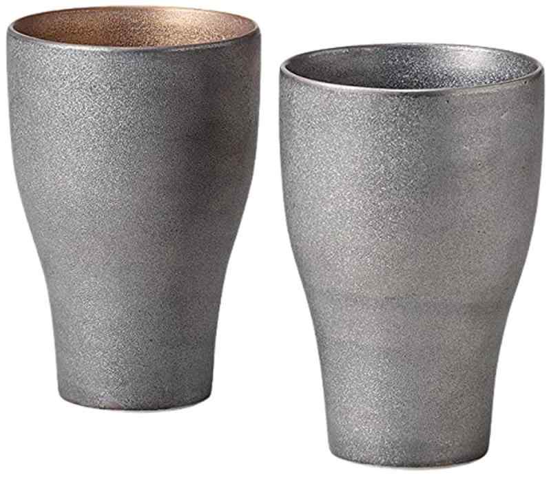 タンブラー 有田焼 プラチナ塗り ペア カップ Japanese Pair Cup Ceramic