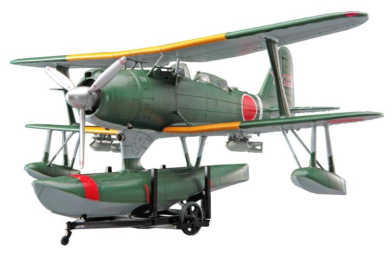 ハセガワ 1/48 日本海軍 三菱 F1M2 零式水上観測機 11型 プラモデル JT96組み立て塗装が必要なプラモデル。別途、接着剤や工具、塗料等が必要。1/48スケール未塗装プラスチック組み立てキット完成サイズ:全長198mm、全幅229mm