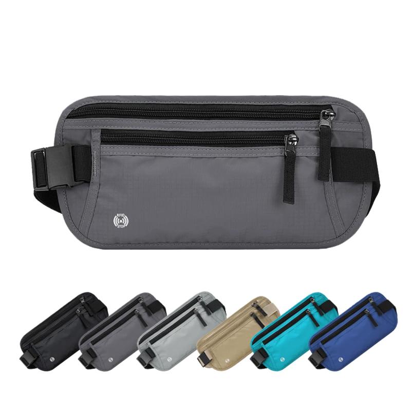 PENGUINFLY パスポートケース セキュリティポーチ 海外旅行 RFIDスキミング防止 腹巻き 服の下 隠せる 薄い 貴重品 シークレットポーチ スリ対策貴重品の盗難防止に服の下に隠せてサッと取り出せる×スキミング防止素材のセキュリテ...