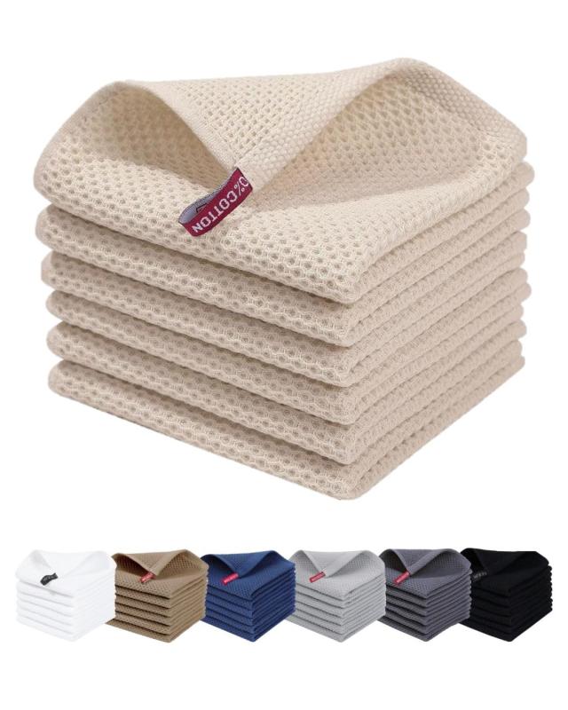 panos (パノス) キッチンクロス 北欧 布巾 台拭き 子ども用タオル ワッフルキッチンタオル