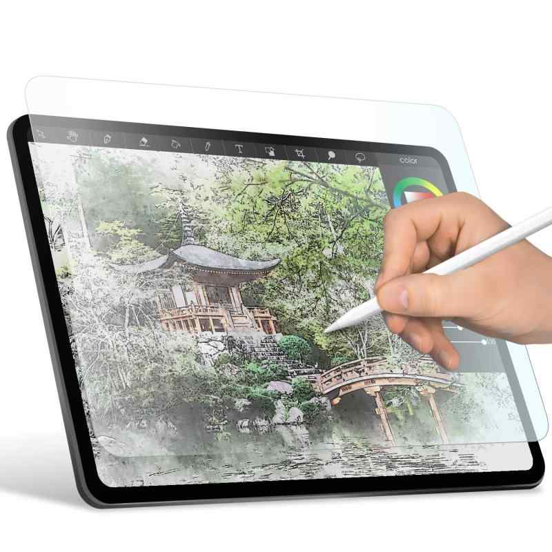 エレコム iPad Pro 12.9 第5世代 (2021年) フィルム ペーパーテクスチャフィルム 反射防止