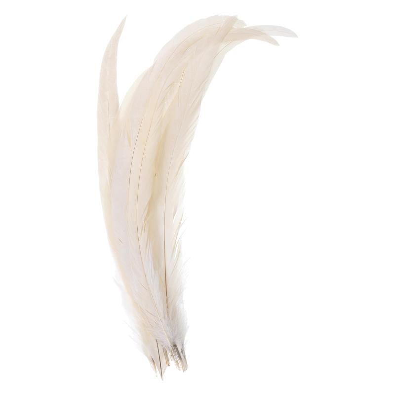 PATIKIL 14～16"の鶏の羽 バルク天然羽20枚パック 工芸品 カーニバル 手仕事 衣類 コスチューム ウェディングパーティースタイル1 ホワイトカラー：ホワイト；羽根の長さ：35-40cm / 13.78-15.75&q...