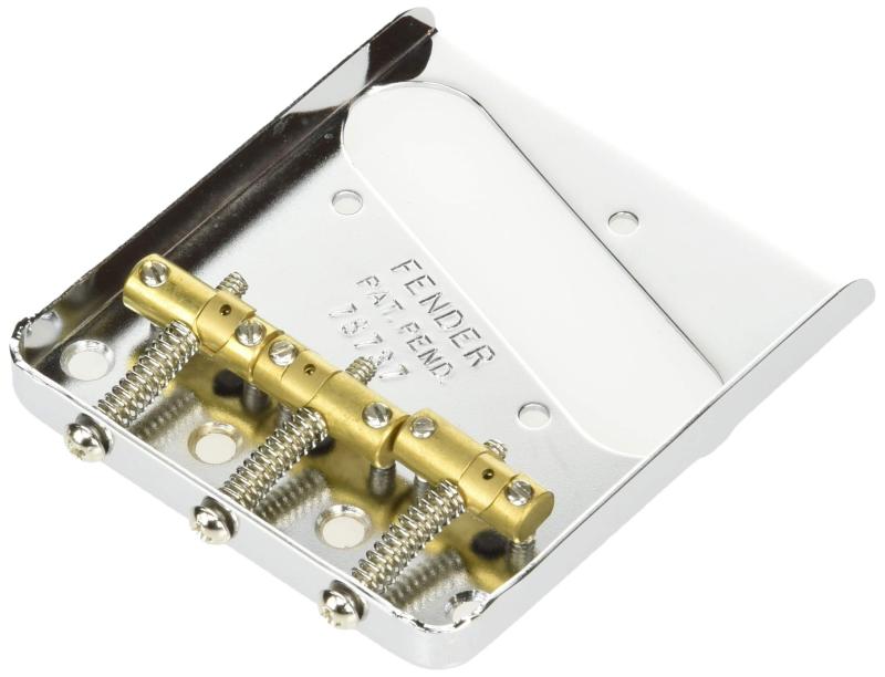 Fender パーツ 3-Saddle American Vintage "Hot Rod" Telecaster® Bridge Assembly, Nickelニッケル・ブリッジアッセンブリヴィンテージスタイルのイン...