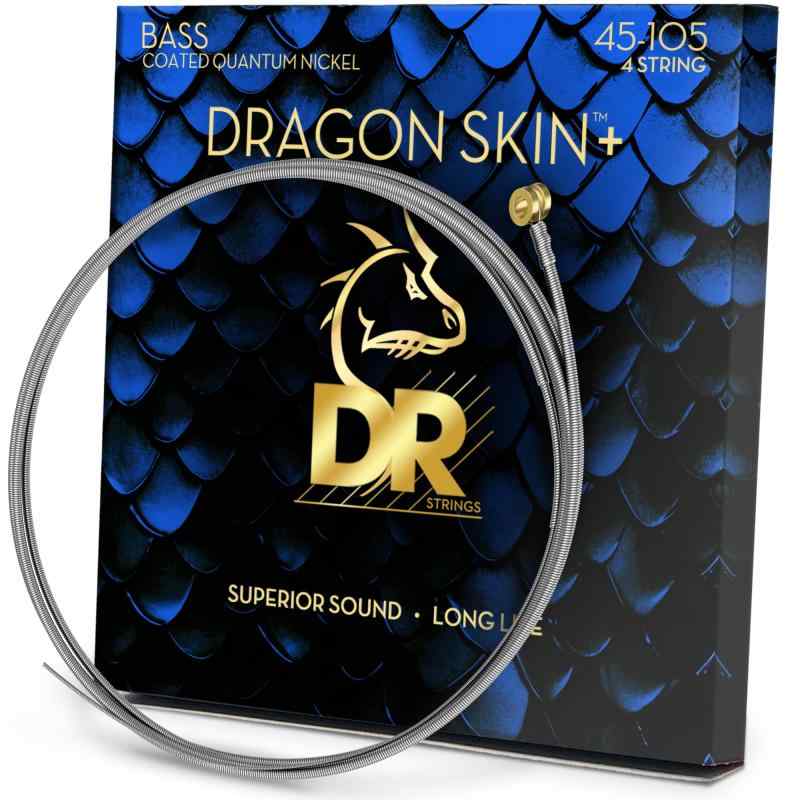 DR Strings (デーアール) 7弦 エレキギター弦 クァンタムニッケルを巻弦に採用 DRAGON SKIN＋ DEQ-7/9 【】COATED QUANTUM NICKEL09-11-16-24-32-42-52Coated Wra...