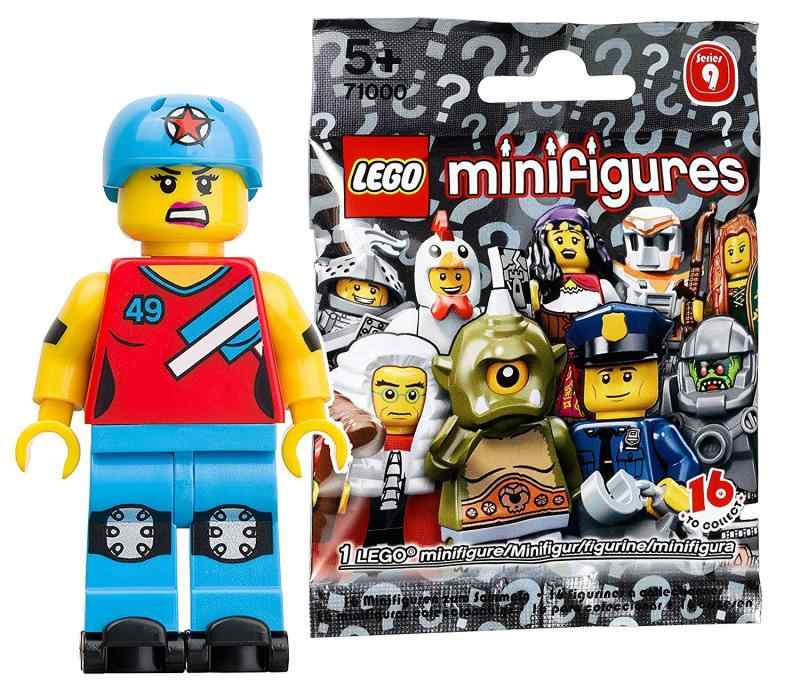 レゴ (LEGO) ミニフィギュア シリーズ9 ローラーダービーガール未開封品 (LEGO Minifigure Series9 Roller Derby Girl) 71000-8【未開封の商品】本品はポリバックに1体のミニフィギュアと付...