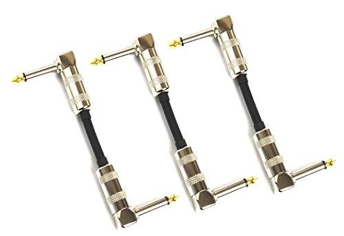 Sound MOMO 【CANARE GS-6 】 カナレP3LLパッチケーブル 8cm L-L （クランク）エフェクター同士を接続するためのパッチケーブルです。Sound MOMO（正規品)