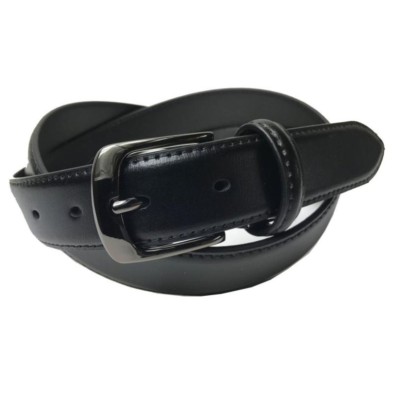 WING LEATHER レザー 学生ベルト 本革 牛革 フェザー 黒 メンズ スクール 通勤 シンプル ステッチ GTP013Mサイズ 全長 約111cm(ピン先～帯先まで) Lサイズ 全長 約126cm(ピン先～帯先まで) 幅 約29m...