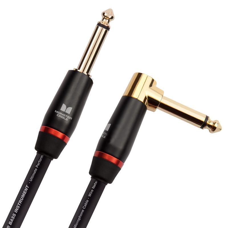 MONSTER CABLE (モンスターケーブル) 楽器用ケーブル ベースギター用ケーブル 長さ 21ft 直XLプラグ M BASS2-21A 600551 【】ベースギター用ケーブル、長さ約6.4cm、1/4" モノラルフォン...