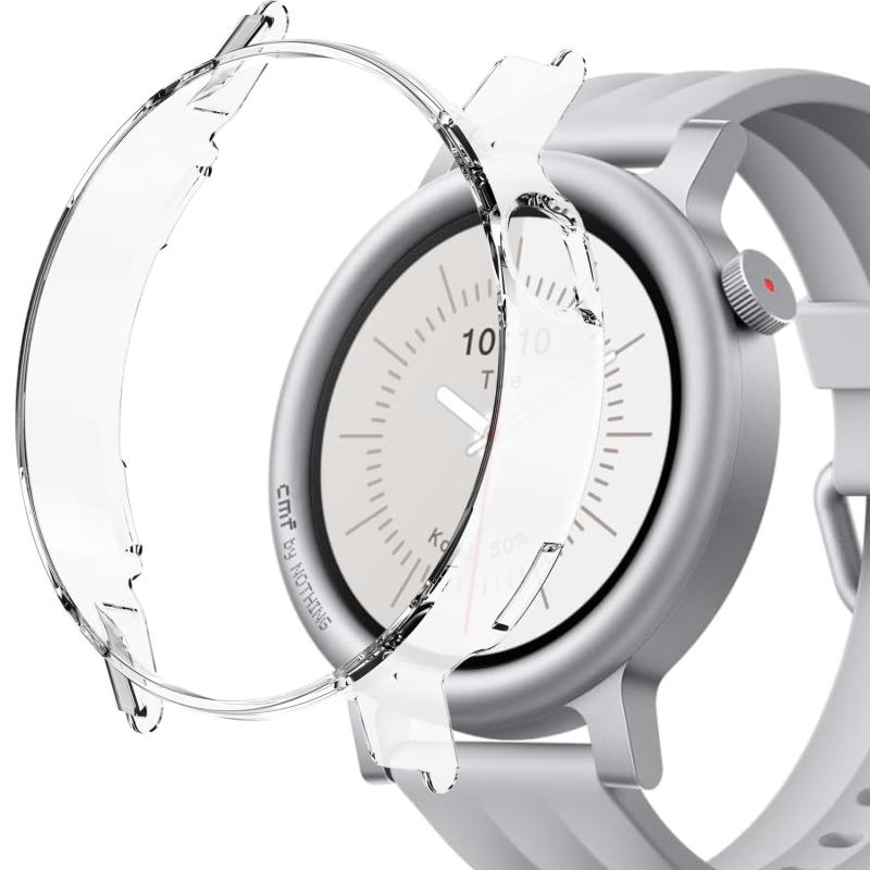 GYOKUYU コンパチブル CMF BY NOTHING Watch 3 Pro 保護カバー NOTHING Watch 3 Pro ケース 防塵 PC素材 薄型 軽量 保護ケース（ブラック）【対応機種】CMF BY NOTHING Wa...