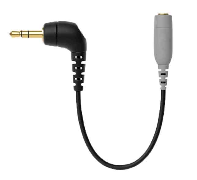 VECASDEN 対応Rode用交換用SC3マイクケーブルカメラ・ビデオレコーダー用3.5mm TRRS-TRSアダプター対応ソニー・対応ニコン・対応キヤノン互換プロフェッショナルグレード：11cm TRRSメス3.5mmからTRSオス3....