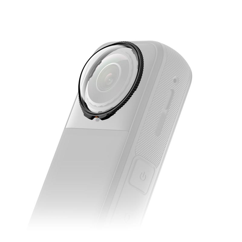 Insta360 X5 プレミアムレンズガードプレミアム強化ガラスが、激しいアクティビティの衝撃や傷からX5のレンズを保護。マルチコート・ガラスがクリアで鮮明な画質を。X5は自動的にレンズガードモードに設定を変更し、すぐに撮影できます。シン...