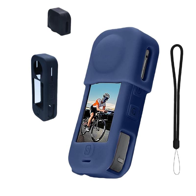 For Insta360 X4 Air 用 ケース【vaele】カバー カメラバッグ 軽量 衝撃吸収タイプ 傷・ホコリ防止 カメラ 良い手触 防水防汚 キズ防止 防塵 落下防止Insta360 X4 Airケース (ブルー)【対応機種】In...