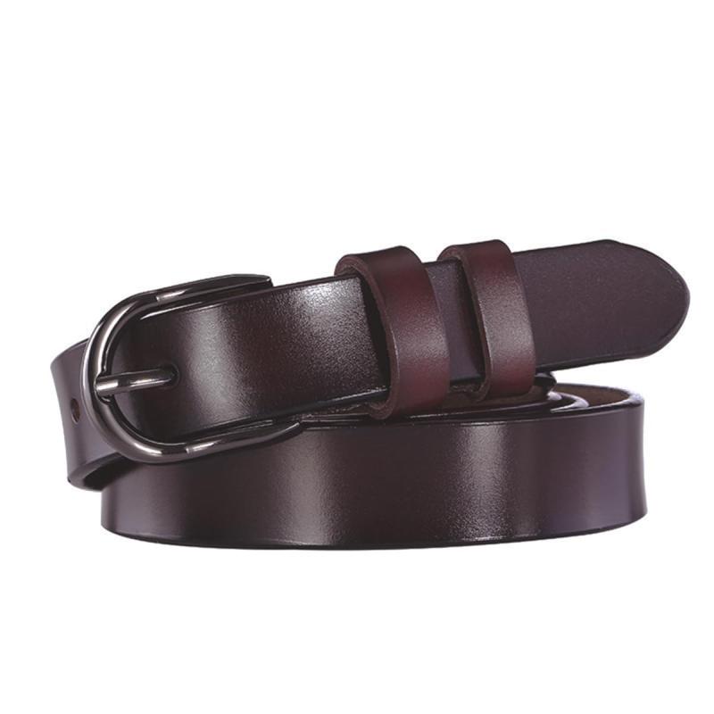 [KASSAI] 本革レディースベルト 幅2.3cm(23mm) 婦人 シンプル 日本国内検品【サイズ】全長(バックル含む)：104cm/114cm/124cm　幅2.3cm(23mm)　バックル部最大幅3.2cm(32mm)【対応ウエスト...