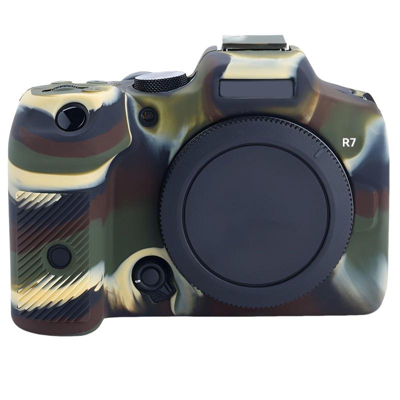 カメラケース 保護ケース 互換 キヤノン Canon EOS R7 対応 カスタムフィット シリコンカバー バッグ コンパクトで軽量な持ち運び収納【互換性】このカメラケースは、互換 キヤノン Canon EOS R7対応しており、カメラのす...