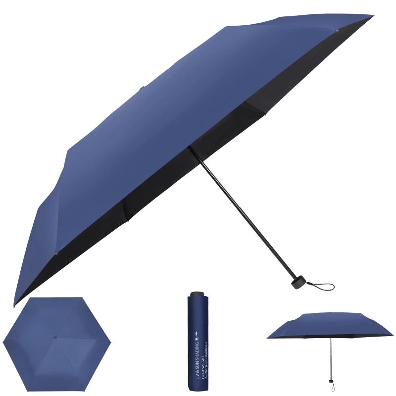 折り畳み日傘 超軽量223g 晴雨兼用 99.9％以上UVカット率99.99%以上遮光率 遮熱 300T 高密生地C6 超撥水 高強度カーボンファイバー 丈夫 耐風式 ワイドライト折りたたみ傘 65CM ＊ 6本骨 FOR UNISEX F...