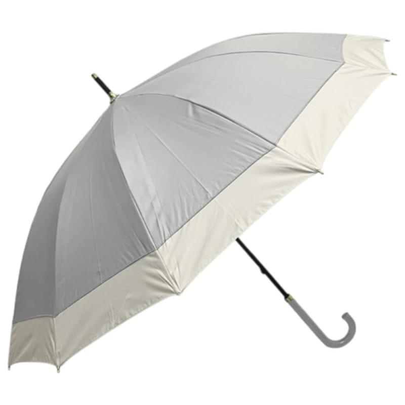 ATTAIN 晴雨兼用手開き 12本骨 長傘 55cm