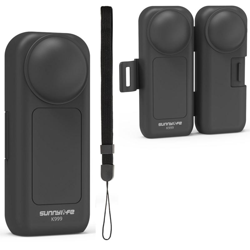 Taoricup Insta360 X5 対応 保護ケース 保護カバー 収納ケース Insta360 X4 専用 アクセサリー ハンドストラップ付き 落下防止 防塵レンズとスクリーンを一体化して保護し、衝突、傷、異物による埃を防ぎ、ワンステ...