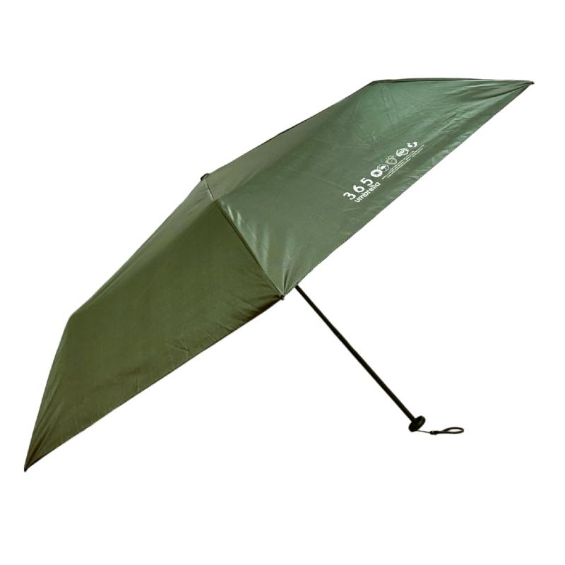 丸和貿易 365umbrella 晴雨兼用 折りたたみ傘 UVカット 遮光親骨：約50cm <br> 直径：約89cm<br> 折りたたみ時：約22×5.5cm<br> 重さ：約160g<br>
